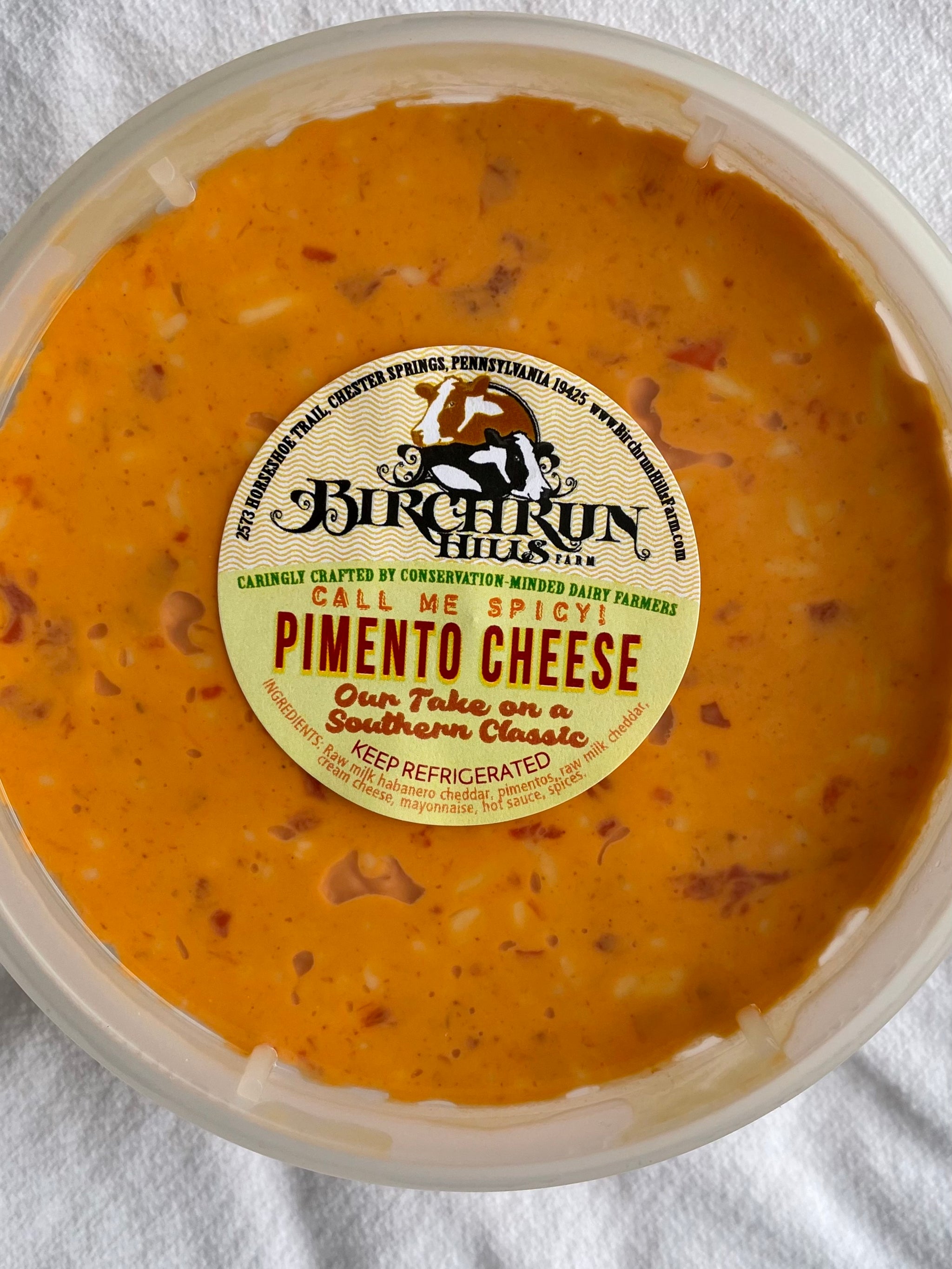 Pimento Cheese Spread – Birchrun Hills Farm - PA